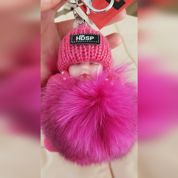 Accessories | Fluffy Doll Keychain | Poshmark